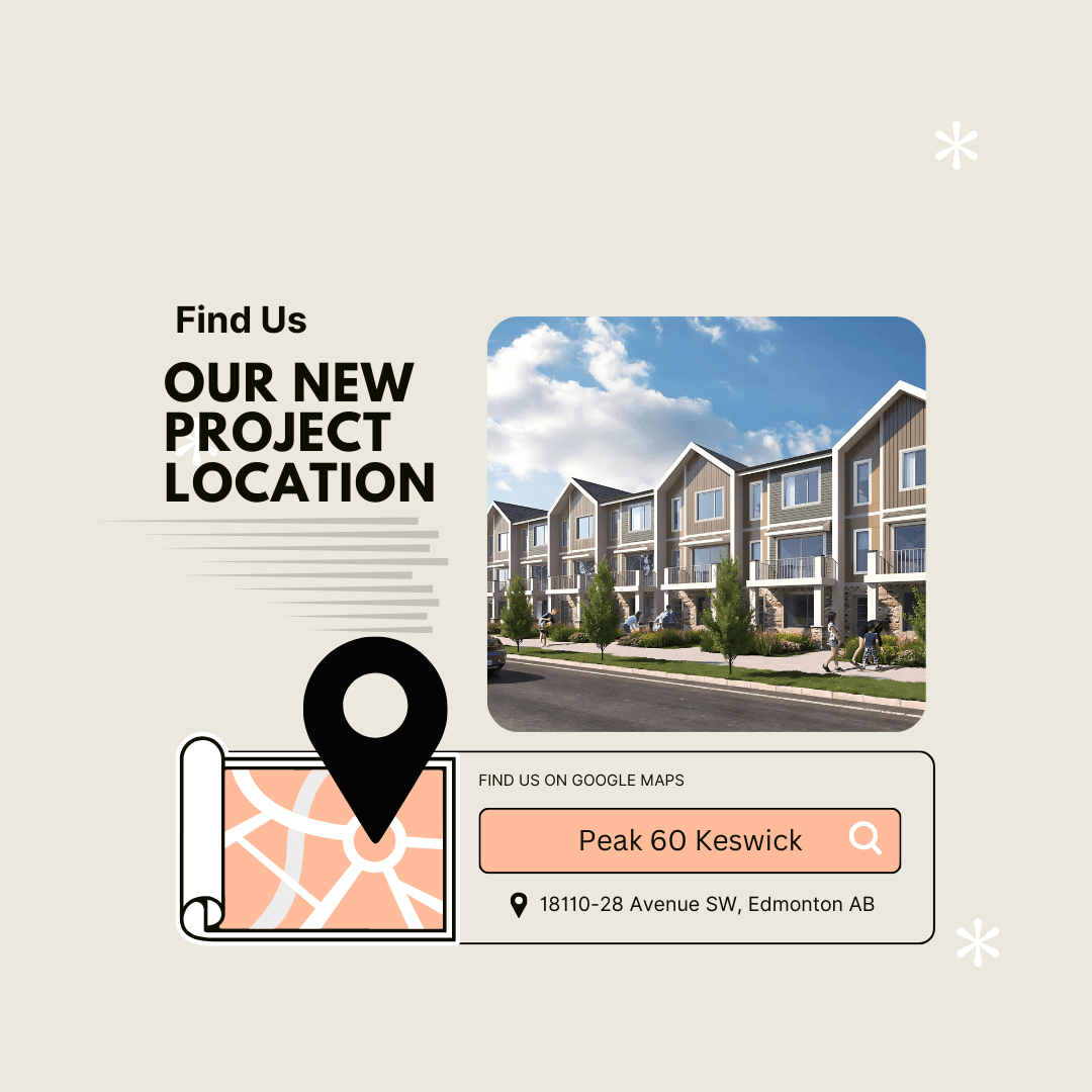 Peak 60 Development in Keswick Edmonton KEY2ALBERTA for sale New Town Homes in Edmonton Brand ...